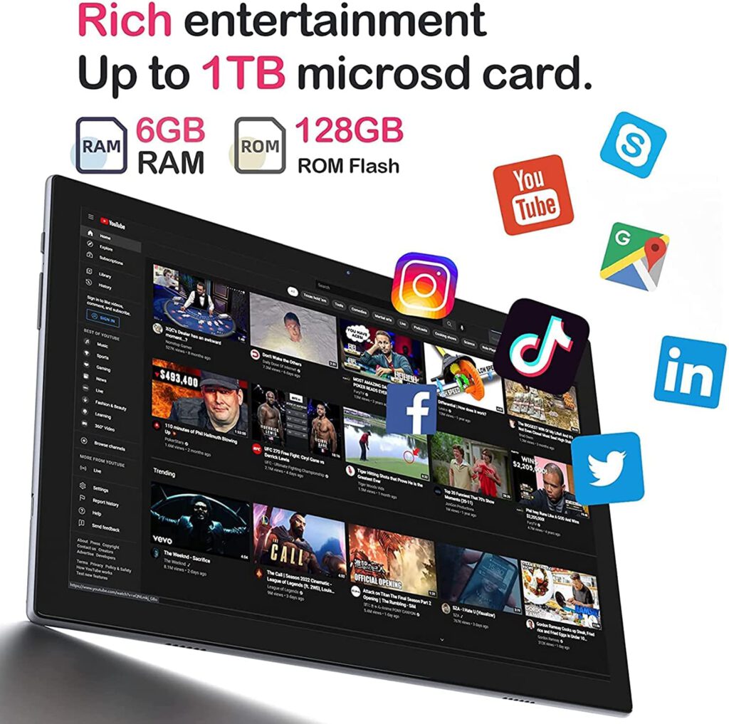 SGIN Tablet 10 Inch Android Phone - Best Reviews Tablet