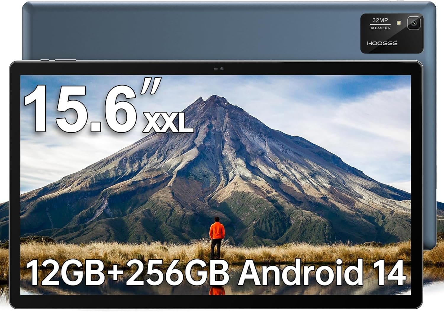 HOOGEE Pro Tablet 15.6 Inch Android 14 - Best Reviews Tablets 16 inch ...