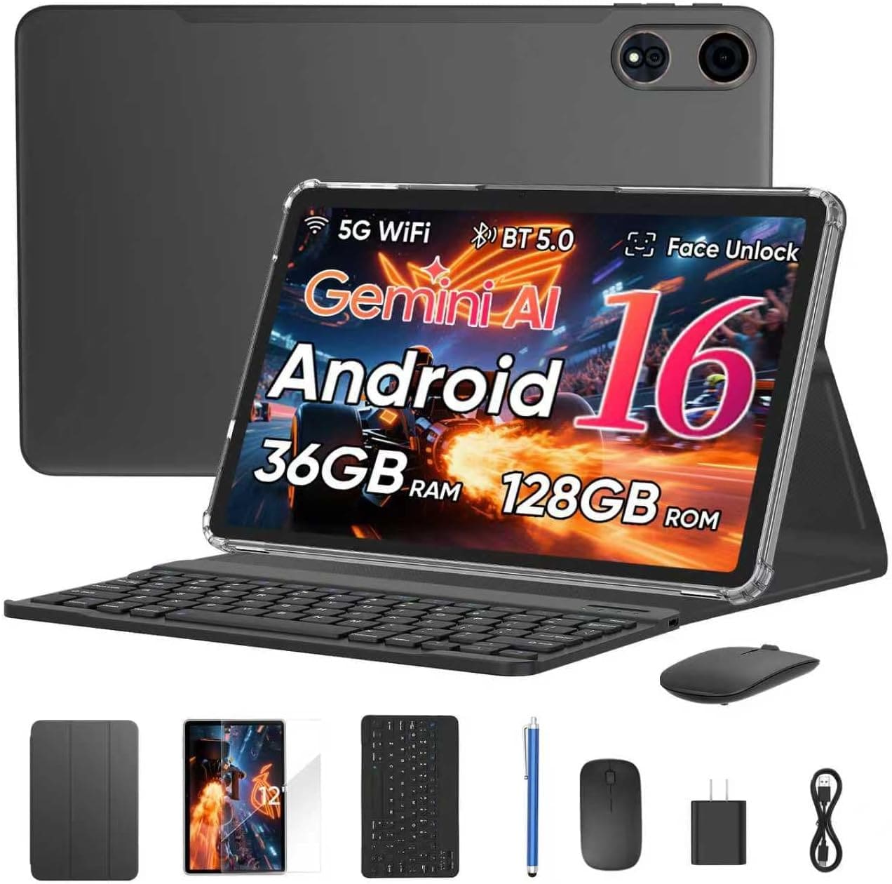 JIKOCXN Tablet Android 16, 12-inch Tablets - Best Reviews Tablets 5G ...